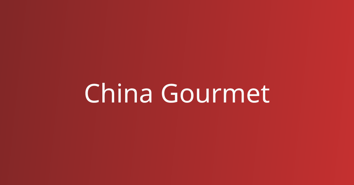 Best Chinese in Jasper, AL | China Gourmet | Menu